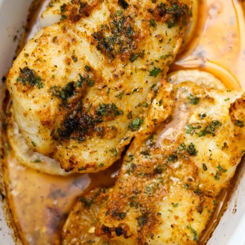 Easy Baked Cod with Lemon and Garlic - Asili Glam