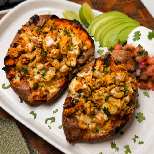 Stuffed Sweet Potato with Ground Turkey - Asili Glam